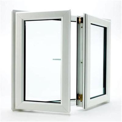 中国 モダンデザイン ブラック カーメンテッド ウインドウ スイング オープン モダン スタイル UPvc ウインドウ ローラー 販売のため