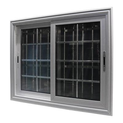 China Puertas de vidrio reflector doble de tamaño personalizado para el impacto de huracanes y residentes ciegos en venta