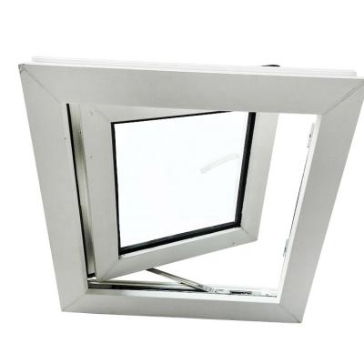 Cina Stainless Steel Screen Netting Upvc Casement Window Frame Stile Americano Triple Glass in vendita