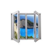China Customized Colors Small Casement Window for VERTICAL Opening Pattern and Plastic Double for sale