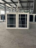 China Customized Colors Small Casement Window for VERTICAL Opening Pattern and Plastic Double for sale