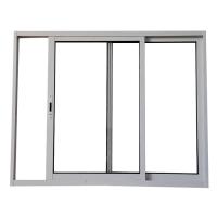 China Horizontal Opening Aluminum Storefront Windows Superior Heat Insulation Performance for sale
