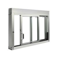 China Horizontal Opening Aluminum Storefront Windows Superior Heat Insulation Performance for sale