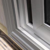 China Horizontal Opening Aluminum Storefront Windows Superior Heat Insulation Performance for sale