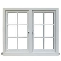 China Vertical Opening Pattern Impact Resistant Casement Windows with Reinforced Security for sale