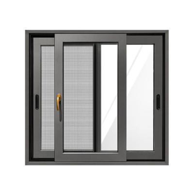 China Großformatige Doppelglas-Aluminiumtür mit Wärmedämmungsfunktion und Rollerblind zu verkaufen