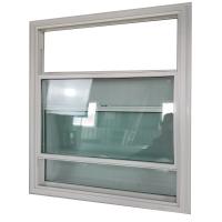 China Double Pane Upvc Hurricane Double Hung Windows with Horizontal Opening Pattern Design for sale