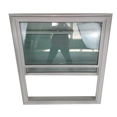 Cina Disegno pieghevole in vetro trasparente telaio a profilo in PVC vetro in plastica finestre a doppio appeso durata di vita in vendita