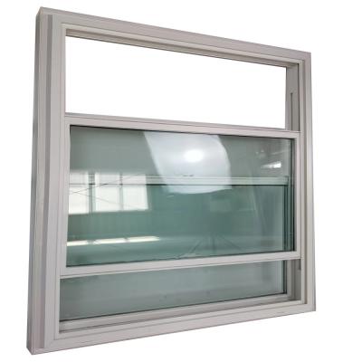 China Directly Sell PVC Double Glazed Wood Frame Double Hung Windows for Swing Open Style for sale
