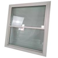 China Reflective Double Glass Upvc Fixed Double Hung Window for Residential Developments for sale