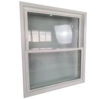 China Reflective Double Glass Upvc Fixed Double Hung Window for Residential Developments for sale