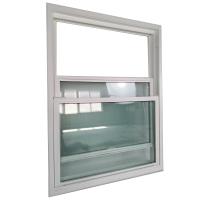 China Curtain Type Double Hung Plastic Replacement Windows Horizontal Opening Pattern Energy for sale