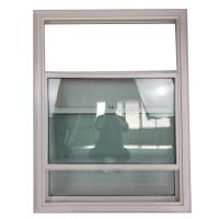 China Curtain Type Double Hung Plastic Replacement Windows Horizontal Opening Pattern Energy for sale