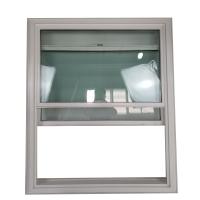 China Curtain Type Double Hung Plastic Replacement Windows Horizontal Opening Pattern Energy for sale