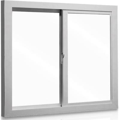 China Ventana corredera horizontal con vidrio de aleación de aluminio en venta