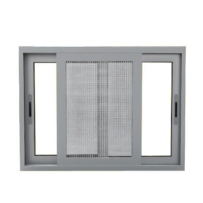 China Cuadro de aleación de aluminio cortina colgante tipo ventanas correderas para instituciones educativas en venta