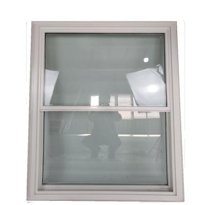 Cina Cornice di plastica, finestrino a doppio appeso in vinile bianco americano, resistente agli uragani in vendita