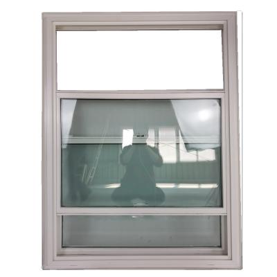Cina Cornice di plastica Upvc doppio Sash Sash Finestra per l'impatto dell'uragano in colori personalizzati in vendita