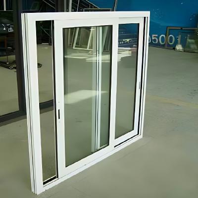 Cina Modello di apertura orizzontale Home Office Cornice in alluminio a doppio vetro Finestre scorrevoli in vendita