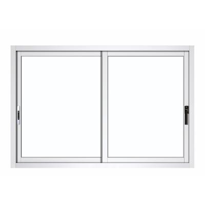 Cina Finestra di vetro UPVC a prova di uragano scorrevole orizzontale con telaio resistente in vendita