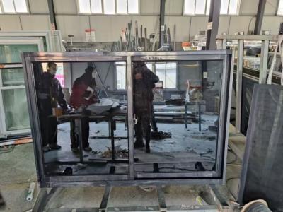 Cina Finestre scorrevoli in alluminio a doppio vetro con apertura orizzontale in vendita