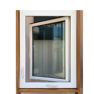 Cina Porte di finestre in vetro di UPVC con maglia di sicurezza e vetro temperato in vendita