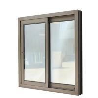 China Folding Screen Black Color Sliding Aluminium Window for Heat Insulation Function for sale