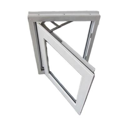 Cina Finestra di casa moderna con vetro a bassa resistenza Germania Hardware UPVC Casement Finestra con maniglia a manica in vendita
