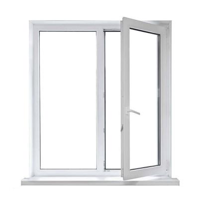 Cina Finestra a doppio vetro in UPVC a rottura termica con vetro a maglia d'acciaio in vendita