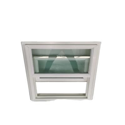 Cina Fondo di plastica Upvc finestrella a sospensione singola per la protezione contro gli uragani e la funzione di sollevamento in vendita
