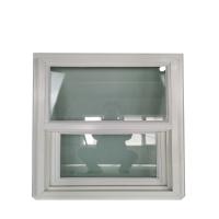 China Plastic Frame Upvc Single Hung Window for Hurricane Protection and Lift Up Function for sale