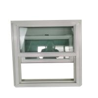 China Plastic Frame Upvc Single Hung Window for Hurricane Protection and Lift Up Function for sale