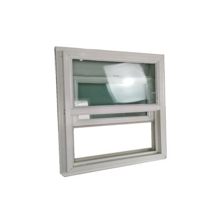 Cina Vinyl Upvc doppio vetro finestre single hang con schermo magnetico stile di design moderno in vendita
