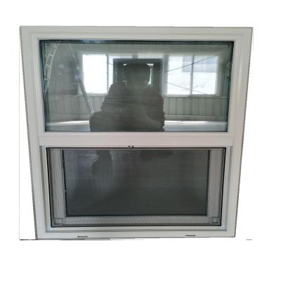 Cina Cornice in PVC in stile americano Upvc finestrella a sfilata singola con tenda tipo persiana a rulli in vendita