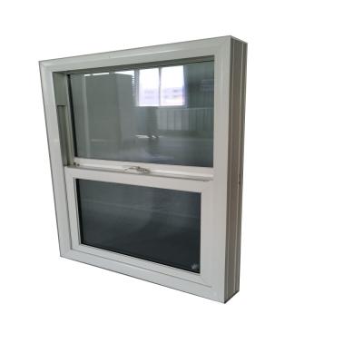 Cina Cornice in PVC in stile americano Upvc finestrella a sfilata singola con tenda tipo persiana a rulli in vendita