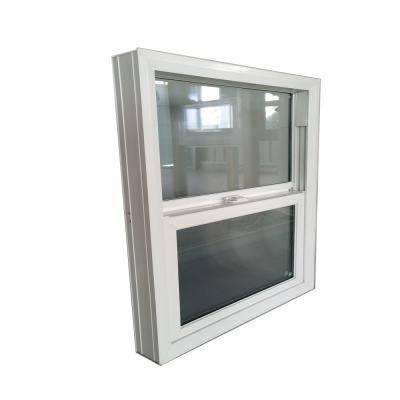 Cina Cornice in PVC in stile americano Upvc finestrella a sfilata singola con tenda tipo persiana a rulli in vendita