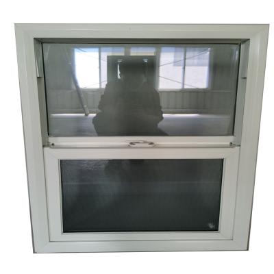 Cina Cornice in PVC in stile americano Upvc finestrella a sfilata singola con tenda tipo persiana a rulli in vendita