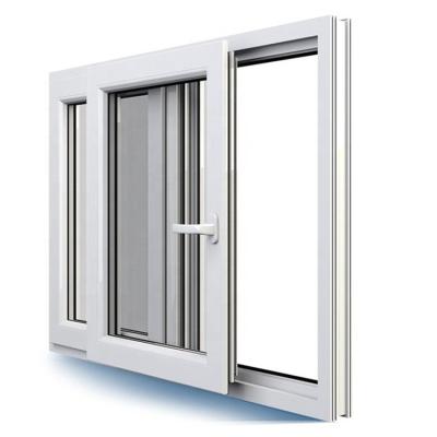 Cina OEM Customized Modern Design Style 3 Panel Upvc Sliding Window per il mercato del Gambia in vendita