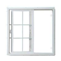 China 2023 Arrival Double Glazed Sliding Window with Plastic Frame and Soundproof Function for sale