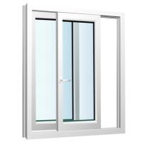 China 2023 Arrival Double Glazed Sliding Window with Plastic Frame and Soundproof Function for sale