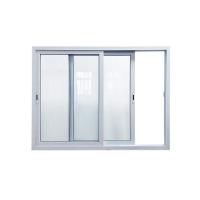 China 2023 Arrival Double Glazed Sliding Window with Plastic Frame and Soundproof Function for sale