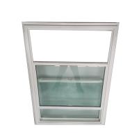 China Upvc Double Glaze Replacement Double Hung Windows Heat Insulation Screen Netting for sale