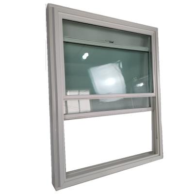 Cina Vetro verde stile americano Upvc doppio sospeso Sash Finestre con funzione di isolamento termico in vendita