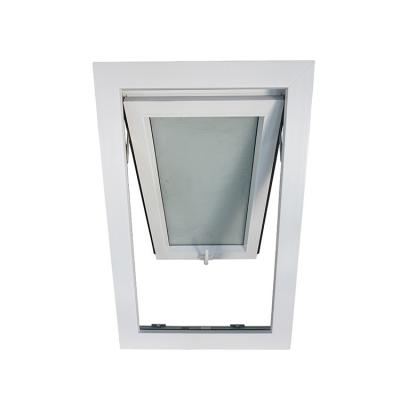 Cina Grandi finestre a doppio vetro in UPVC Australia Bianco con gomma a gas riflettente in vendita