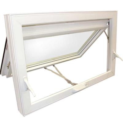 Cina Grandi finestre a doppio vetro in UPVC Australia Bianco con gomma a gas riflettente in vendita