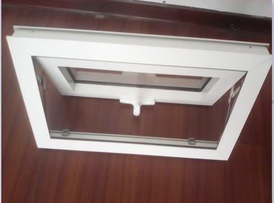 Cina Grandi finestre a doppio vetro in UPVC Australia Bianco con gomma a gas riflettente in vendita