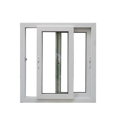 Cina Porte scorrevoli in vetro in UPVC con fascia di sicurezza in acciaio e funzione di inclinazione in vendita