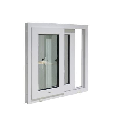 Cina Progettazione di finestre scorrevoli in UPVC con tenuta a prova di vento e vetro grigio in vendita