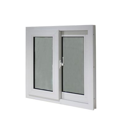 Cina Progettazione di finestre scorrevoli in UPVC con tenuta a prova di vento e vetro grigio in vendita