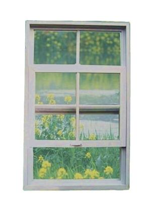 China Kwalificeerde hardware UPVC Frame glas Schuifglas Single Hang Soundproof Glasvezel ramen Te koop